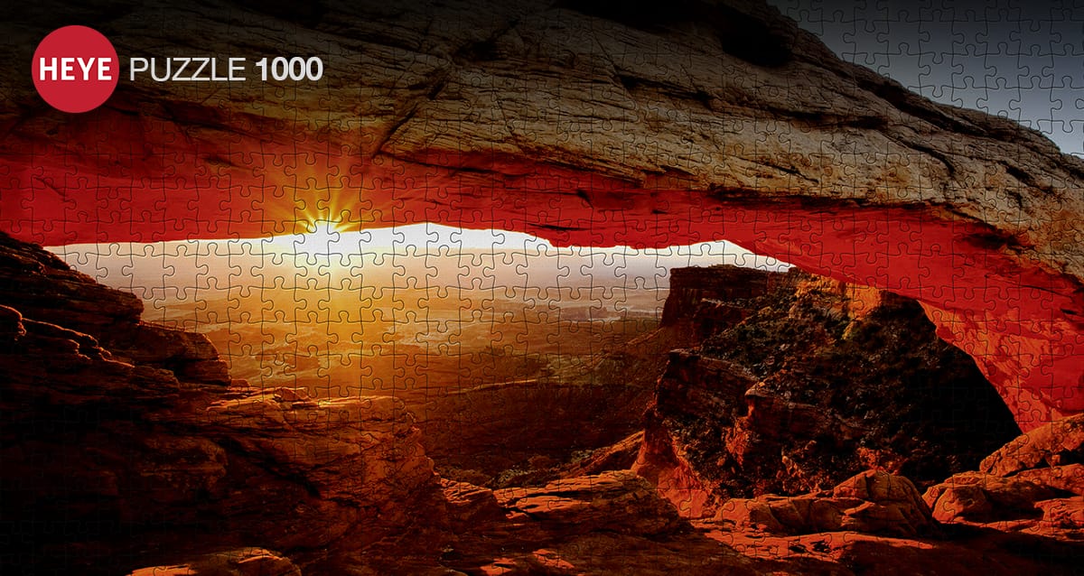 Arco de pedra Mesa, quebra-cabeça Heye 1000 peças