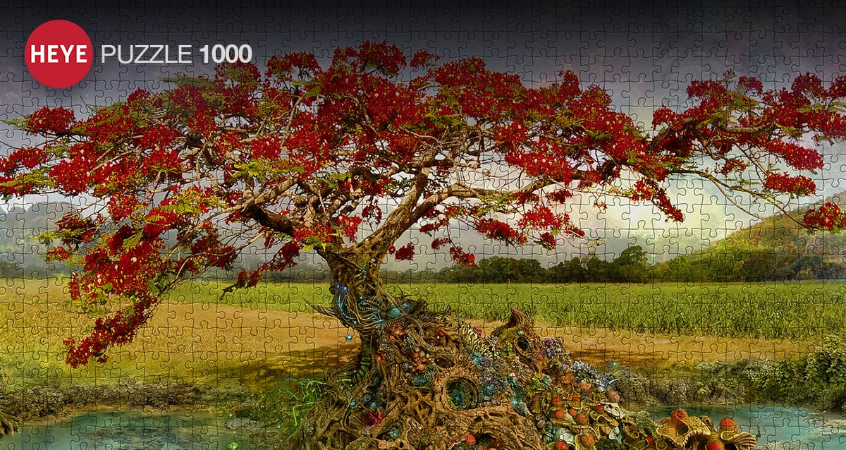 Árvore de estrôncio, quebra-cabeça Heye 1000 peças