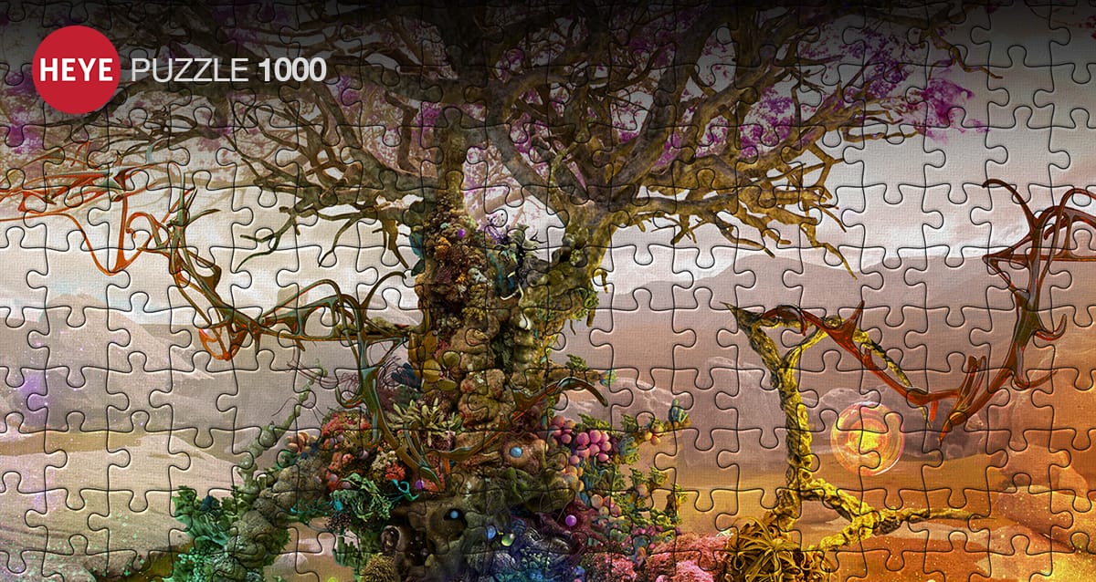 Árvore de magnésio, quebra-cabeça Heye 1000 peças