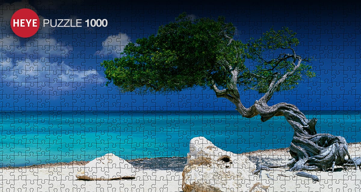 Árvore Divi Divi, quebra-cabeça Heye 1000 peças