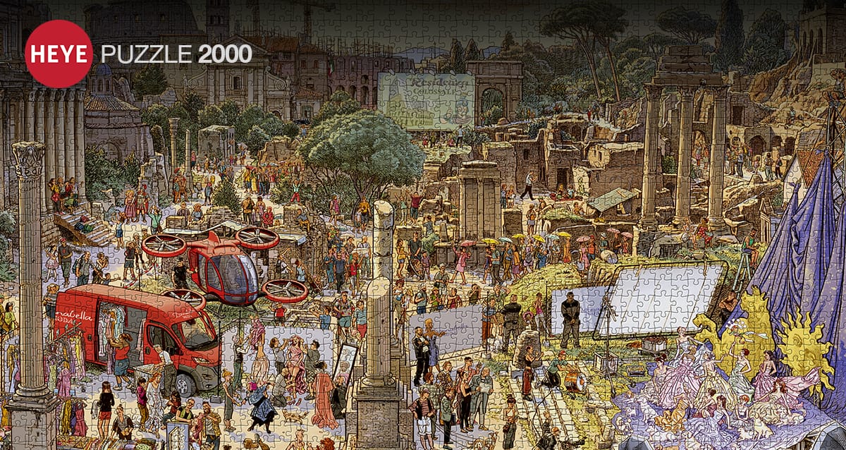 Ensaio fashion, quebra-cabeça Heye 2000 peças