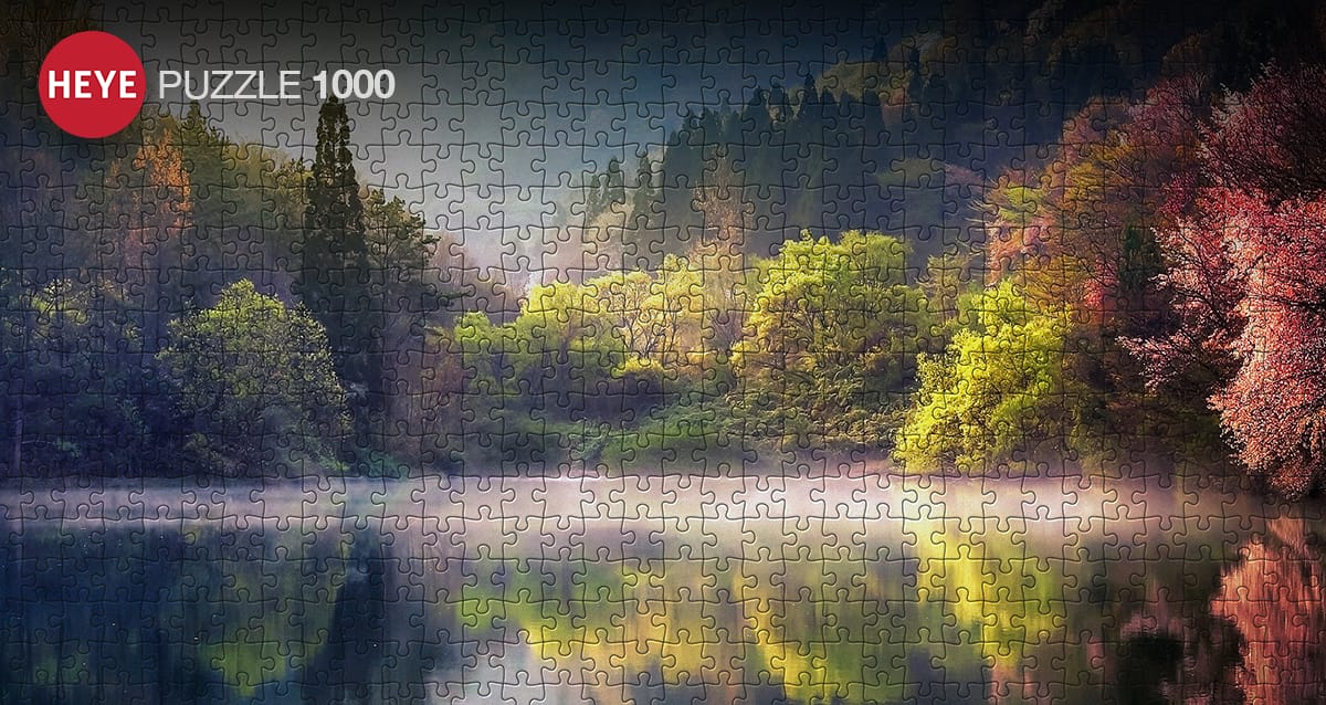 Lago Seryang-ji, quebra-cabeça Heye 1000 peças