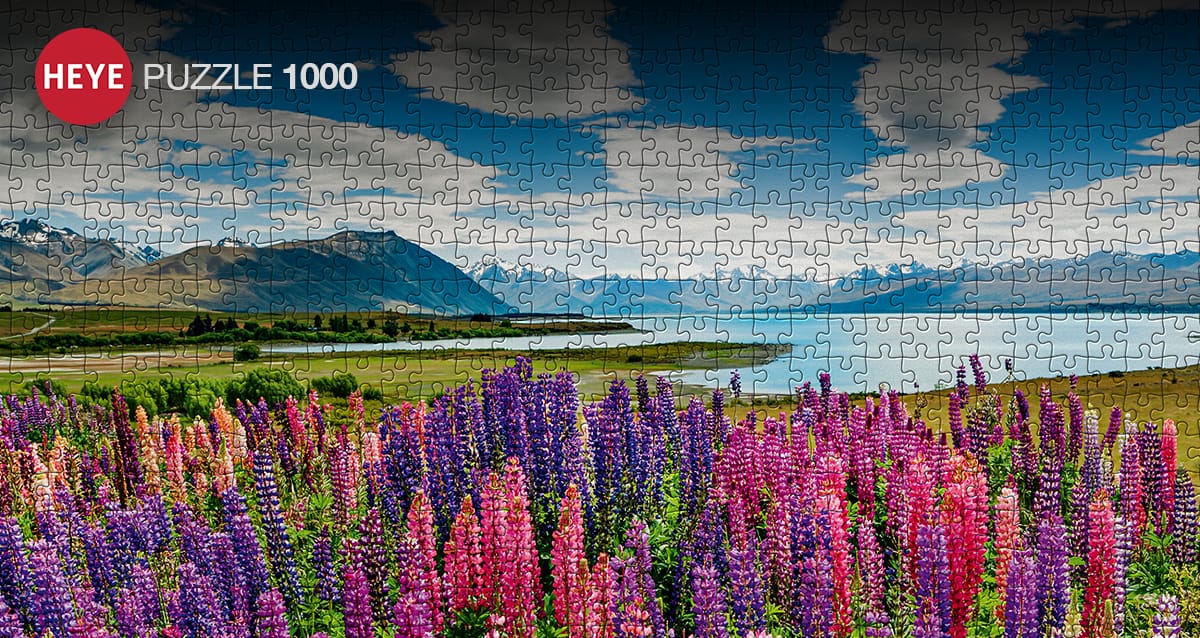 Lago Tekapo, quebra-cabeça Heye 1000 peças