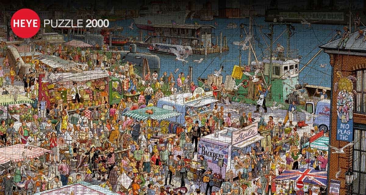 Peixe fresco!, quebra-cabeça Heye 2000 peças