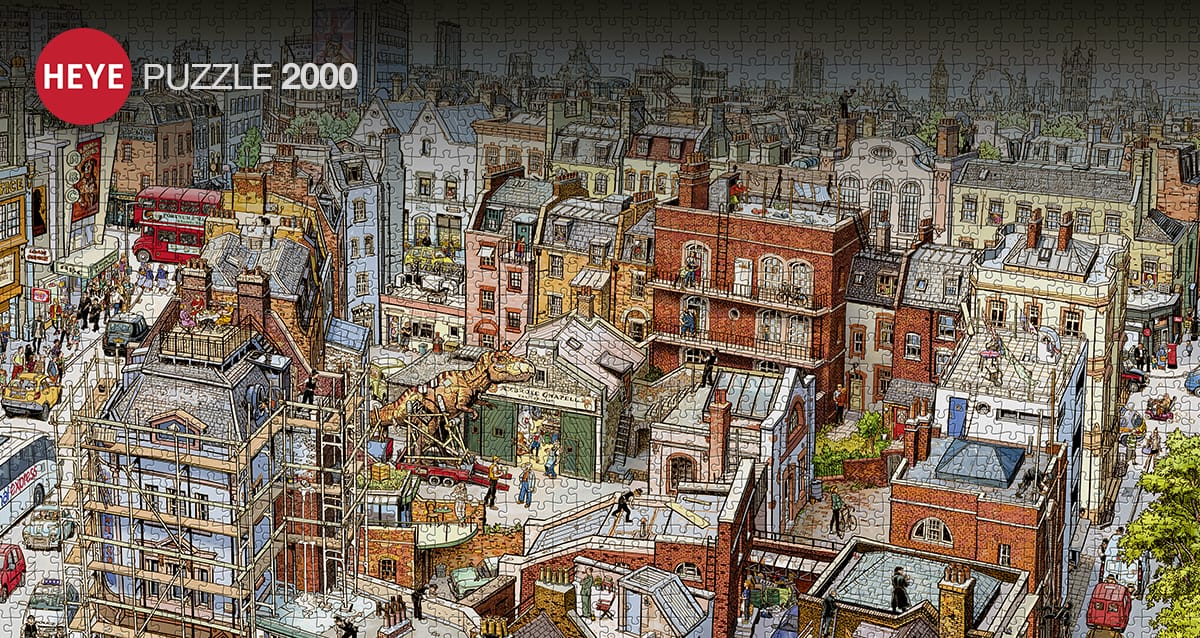 Sherlock & Cia., quebra-cabeça Heye 2000 peças