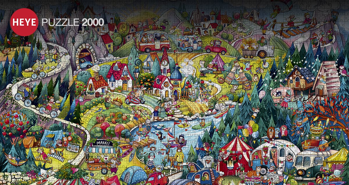 Vá acampar!, quebra-cabeça Heye 2000 peças