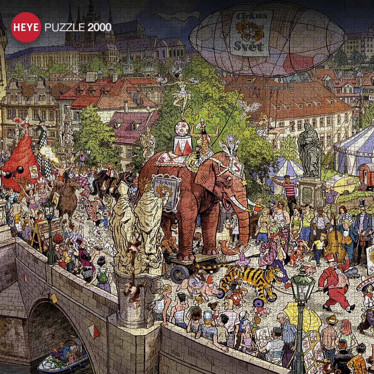 Desfile de rua, quebra-cabeça Heye 2000 peças