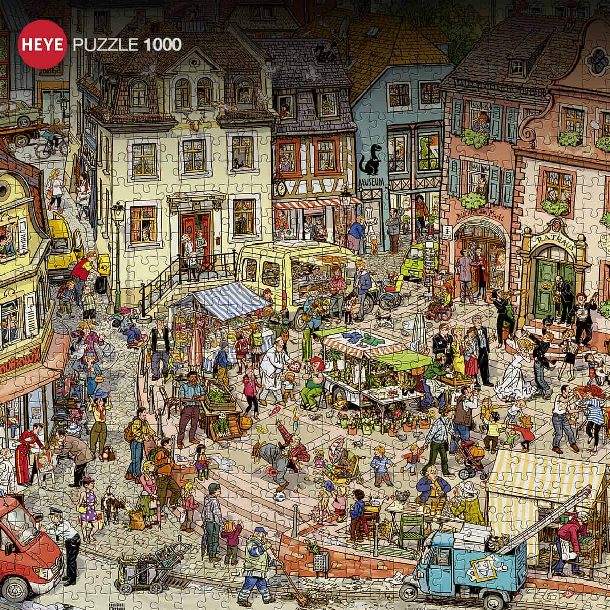 Feira, quebra-cabeça Heye 1000 peças