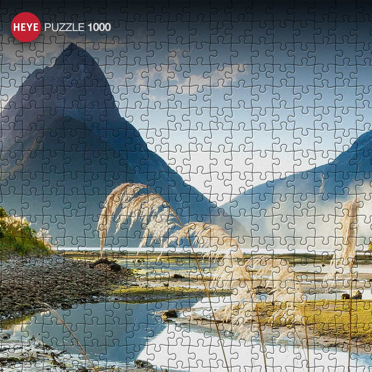 Fiorde Milford Sound, quebra-cabeça Heye 1000 peças