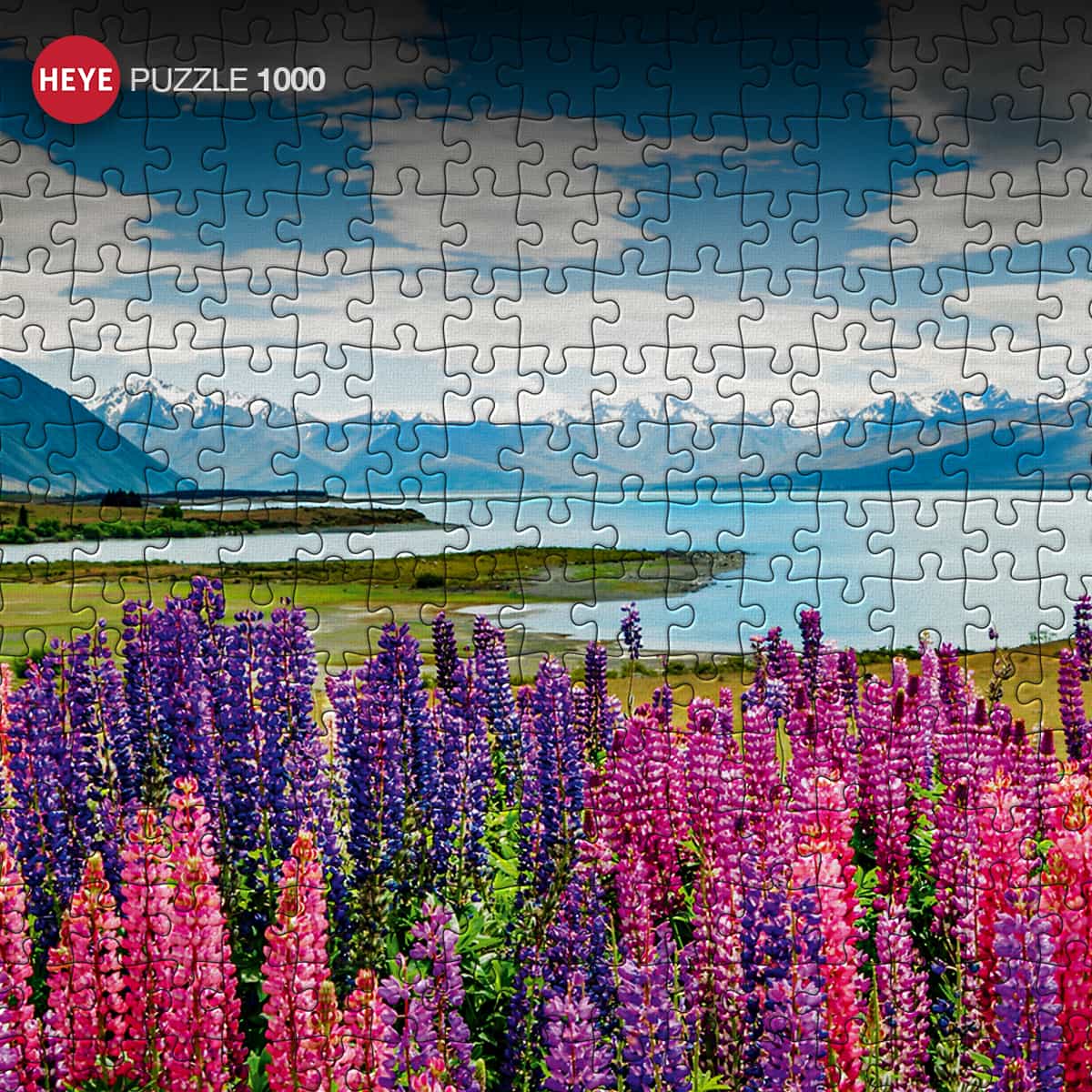 Lago Tekapo, quebra-cabeça Heye 1000 peças