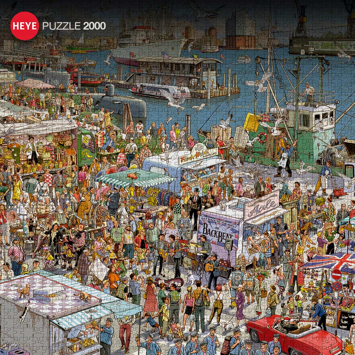 Peixe fresco!, quebra-cabeça Heye 2000 peças